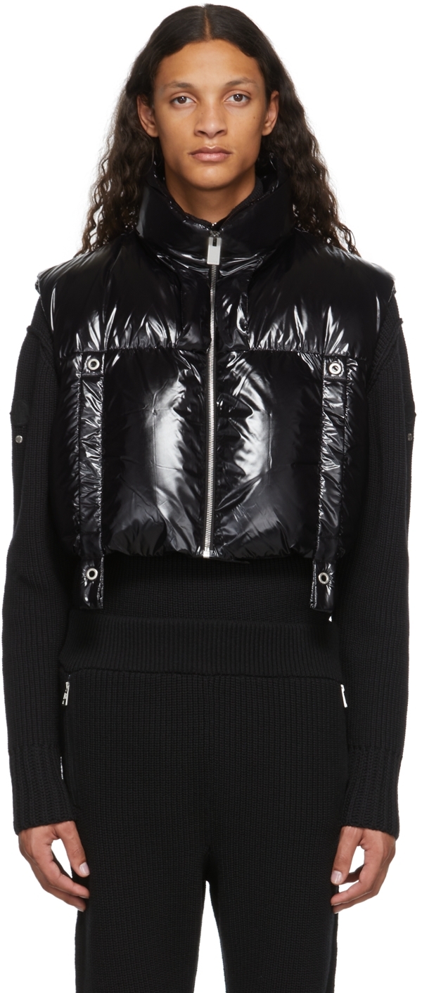 Moncler 1017 Alyx 9sm Black Down Fraxinus Vest - 999 Black Moncler 1017 Alyx 9sm Black Down Fraxinus Vest - 999 Black